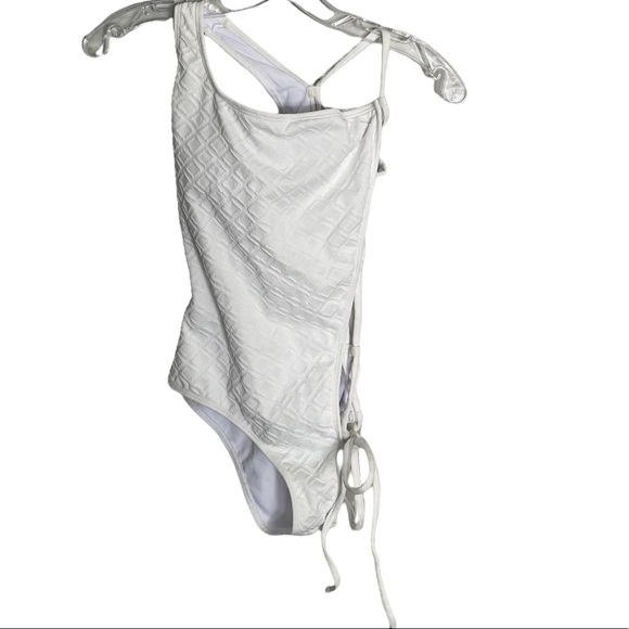 ROMWE | Swim | Romwe White One Piece Bathing Suit Size Medium | Poshmark